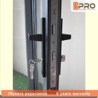 China Pantry Forested Glass Vertical Aluminium Bi Fold Window for sale