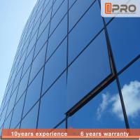 China Architectural 4mm 5mm Aluminum Curtain Wall Facade for sale