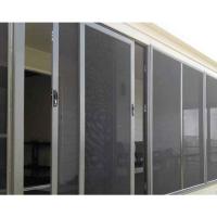 China Free Pleated Mesh 12mm Aluminium Fly Screen Sliding Door for sale