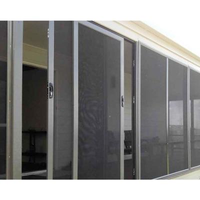 China Free Pleated Mesh 12mm Aluminium Fly Screen Sliding Door for sale