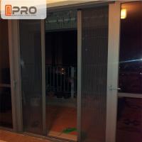 China Free Pleated Mesh 12mm Aluminium Fly Screen Sliding Door for sale
