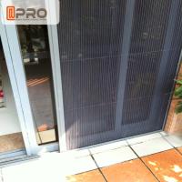 China Free Pleated Mesh 12mm Aluminium Fly Screen Sliding Door for sale