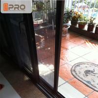 China Free Pleated Mesh 12mm Aluminium Fly Screen Sliding Door for sale
