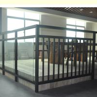 China Custom Length 6063 Aluminium Balustrade Balcony Glass Handrails for sale