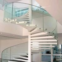 China Indoor Outdoor 10mm Thick Frameless Glass Balcony Aluminum Balustrade for sale