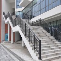 China Glass design Braided Aircraft Cables 6063 T5 Aluminium Balustrade for sale