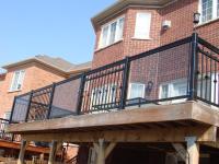 China Sandblasting Stainless  Aluminum Plexiglass Stair Metal Balustrade for sale