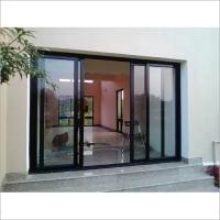 China Telescoping Mirror Closet Aluminium Sliding Glass Doors for sale