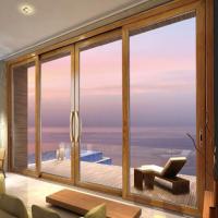 China Telescoping Mirror Closet Aluminium Sliding Glass Doors for sale