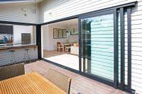 China Heat Insulation Villa Garden Aluminium Sliding Glass Doors for sale