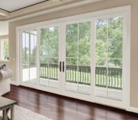 China Contemporary Front Office Aluminium Sliding Glass Doors for sale
