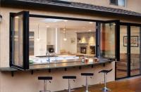 China Balcony Glazed 6mm Insulated Aluminium Bifold Windows for sale
