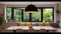 China Sound Proof Screens T5 Aluminum Bifold Windows for sale