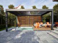 China Customized Aluminum Louvers Modern Garden Outdoor Pergola for sale