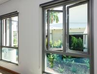 China 125mm Architectural Curtain Aluminum Casement Windows for sale