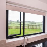 China Indoor Modern Aluminum Casement Windows Non Thermal Break for sale