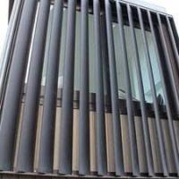 China Building Shutters Aluminium Sun Vertical Shade Louvres for sale