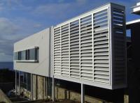China Building Shutters Aluminium Sun Vertical Shade Louvres for sale