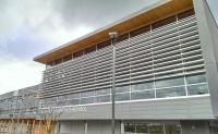 China Building Shutters Aluminium Sun Vertical Shade Louvres for sale