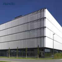 China Customized Electric Aluminium Building Sun Shade Louvres for sale