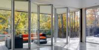 China Interior 100mm Standard Aluminium Folding Doors for sale