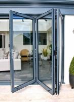 China Interior 100mm Standard Aluminium Folding Doors for sale