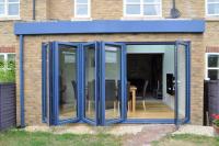 China Customized External Aluminium Alloy Bi Folding Doors for sale