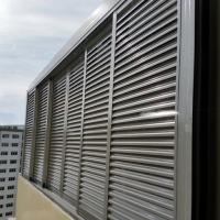 China Shutters Tempered Glass Aluminum Louver Window for sale
