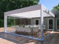 China 5m X 3m Garden Aluminum Tube Pergola ISO9001 Listed for sale