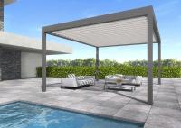 China 5m X 3m Garden Aluminum Tube Pergola ISO9001 Listed for sale
