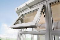 China Customized Glass Reception Outdoor Aluminum Awning Windows for sale