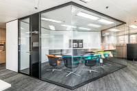 China Modern Aluminum Wall Interior glass partition walls for offices for sale