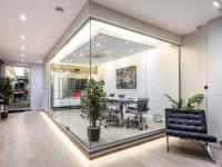 China Customized Removable Wall Soundproof Glass Office Partitions for sale