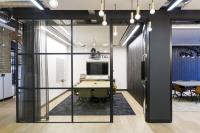 China Modern Aluminum Glass Frame fixed Wall Cool Office Partitions for sale