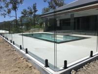 China Outdoor Glass Railing Aluminium Tubular Balustrade for sale