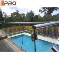 China Outdoor Glass Railing Aluminium Tubular Balustrade for sale