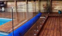 China Decorative Garden Fencing Aluminum U Channel Glass Railing for sale