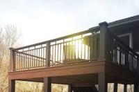 China DIY Install Aluminum Balustrade And Handrail 950mm height for sale