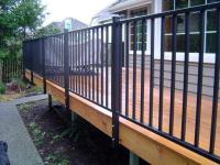 China DIY Install Aluminum Balustrade And Handrail 950mm height for sale