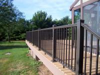 China DIY Install Aluminum Balustrade And Handrail 950mm height for sale