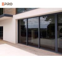China Huge Exterior Odm 1.2mm Aluminium Sliding Glass Doors for sale