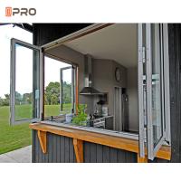 China Double Glazed Glass 6063 T5 Aluminium Bifold Windows for sale