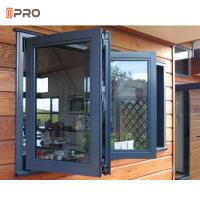 China Double Glazed Glass 6063 T5 Aluminium Bifold Windows for sale