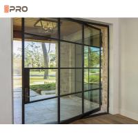 China Modern Exterior Entry Swing Open T5 Aluminum Pivot Doors for sale