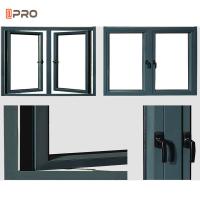 China Aluminum Bay Casement Windows Double Glazed outdoor kitchen Windows for sale