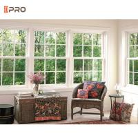 China Horizontal Sliding Aluminum Glass Window With Grill Design for sale