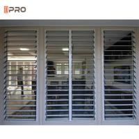 China Horizontal Aluminum Adjustable Rear window louvers for sale