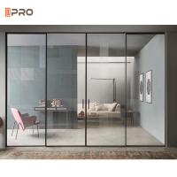 China Finished Aluminum Sliding Doors Internal Patio Flush Folding Door System for sale