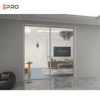 China Finished Aluminum Sliding Doors Internal Patio Flush Folding Door System for sale