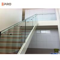 China ISO9001 Aluminum Glass Balustrade Systems Stairs Aluminium Railing for sale